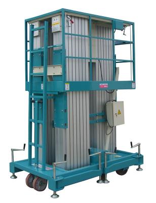 China 12M Platform Height Aluminum Aerial Work Platform with 300Kg Loading Capacity for sale