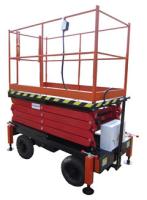 China 6 Meters Mobile Scissor Lift Hydraulic Lifting Equipment with Extension Platform 450Kg Loading Capacity for sale
