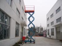 China 10m man stationary mobile scissor lift, portable fixed scissor lift platform for sale