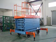 China 10 Meters Extension Mobile hydraulic manlift with 450Kg Loading Capacity for sale