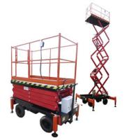 China Suite For Theatre Mobile Scissor Lift with Multi Forks 10m Lifting Height for sale