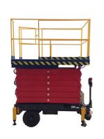 China 16 Meters Scissor Structure AC DC Power Supply Mobile Manlift for Painting, Cleaning for sale