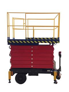 China 16 Meters Scissor Structure AC DC Power Supply Mobile Manlift for Painting, Cleaning for sale
