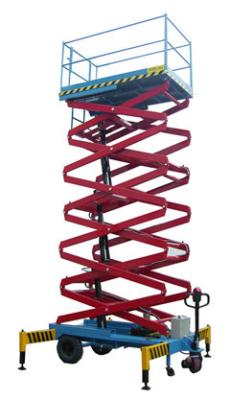 China 24V Cleaning Painting Extension Aluminum Alloy Small Scissor Lift for Theatre for sale