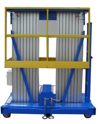 China Lifting Heihght 12m Mobile Aluminum Aerial Work Platform with Extension Platform for sale