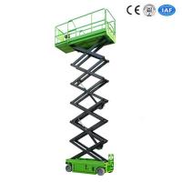 China 12m Automotive Self Propelled Scissor Lift Hydraulic Lift Platform 230Kg for sale