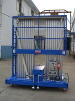 China 9m 200Kg Aluminum Dual Mast Aerial Work Platform , Truck - Mounted Type for sale