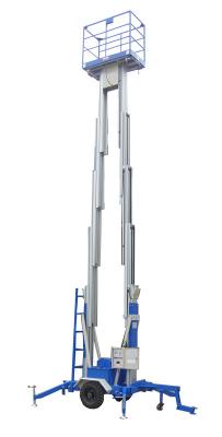 China 200Kg And 9m Dual Mast Aerial Work Platform Type Truck-Mounted And Aluminum for sale