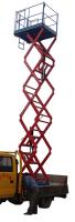 China 6M Truck Mounted Scissor Lift With Extension Platform for sale