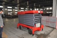 China 450Kg Loading Capacity Hydraulic Mobile Scissor Lift with 6 Meters Platform Height for sale