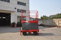 China 9 Meters Mobile Hydraulic Scissor Lift with 450Kg Loading Capacity for sale