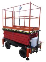 China 11M Electrical Mobile Scissor Lift , 300Kg Scissor Lift Platform for sale