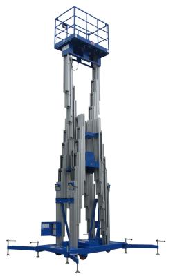 China 18M Platform Height 150kg Loading Capacity Aerial Work Platform with Six Mast for sale