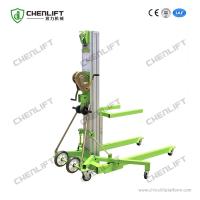 China Portable Manual Material Lift with Swivel Locks Manually operated for sale