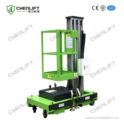 China 130kg Load Aluminum Aerial Work Platform , Vertical Mast Lift With Long Life for sale