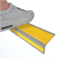 China Anti-Collision Step Edge Trim Strips Stair Nosing Rubber Stair Tread Edge Protector Corner Bumpers for sale