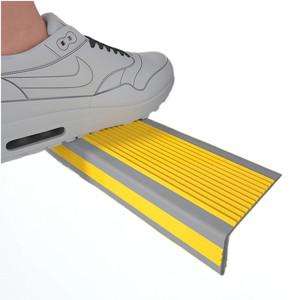 China Anti-Collision Step Edge Trim Strips Stair Nosing Rubber Stair Tread Edge Protector Corner Bumpers for sale