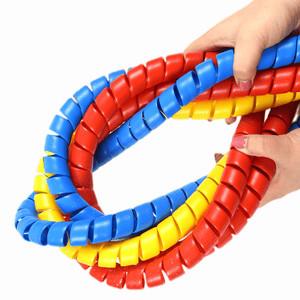 China Spiral Cable Wire Wrap Management Protector Sleeve Computer Electrical Wire Organizer Sleeves Spiral Guard Hydraulic Hose for sale