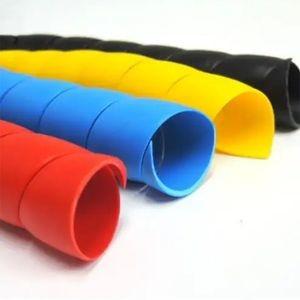 China Spiral Spring Wrap Guard Soft Sleeve Diameter Spiral Cable Winding Spiral Guard Hydraulic Hose for sale