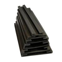 China Customizable Double U-Shaped Clamp Strip Flat EPDM Rubber Edging Strip for Groove Pad Oil Tank Moulding Gasket Seal for sale