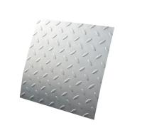 China JIS 304 Stainless Steel Checkered Plate Sheet Skid Proof Floor Sheet for sale
