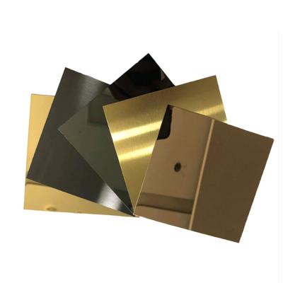China 8K Mirror Finish Stainless Steel Sheet Decoration 316l SS Plate RoHS for sale