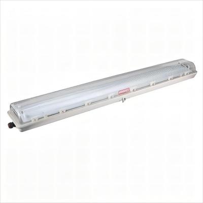 China LED Explosion Proof Light Anti Corrosive Tri Proof Full Plastic Fluorescent 10W 2FT for sale