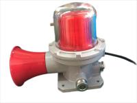 China Explosion Proof Audible Visual Alarm Siren 90dB 120dB 180dB with LED Warning Beacon Light for sale