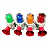 China Explosion Proof Audible Visual Alarm 24V AC for Oil Gas Chemical Plants for sale