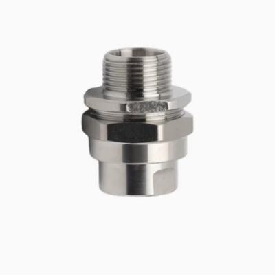 China Nickel Plated Brass Explosion Proof Cable Gland 6-12mm Range Ex db IIC T6 Gb IP66 for sale
