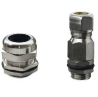 China IP68 Waterproof Brass Ex Proof Cable Gland Nickel Plated Metal Flameproof M20 to M75 for sale