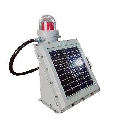 China Solar Powered Explosion Proof Aviation Obstruction Light for Hazardous Locations for sale