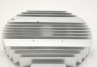 China Silver OEM Aluminium Extrusion Heat Sink Profiles For Power Amplifier for sale
