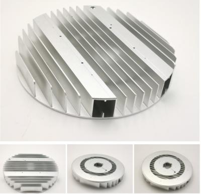 China Round CE Aluminum Extrusion Profiles Anodizing LED Heat Sink Aluminum for sale