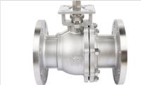 China CE OEM Investment Casting Valve 304 Stainless Steel Flanged Ball Valves for sale