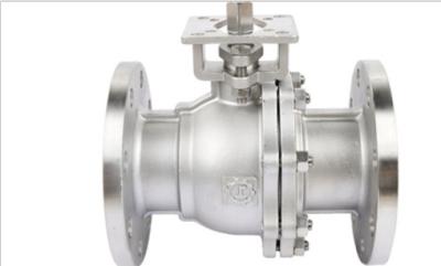 China CE OEM Investment Casting Valve 304 Stainless Steel Flanged Ball Valves for sale