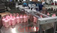 China Semi-automatic Bottle Feeding Turntable Machine Direct Supply with Video and Pictures for sale