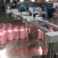 China Semi-automatic Bottle Feeding Turntable Machine Direct Supply with Video and Pictures for sale