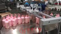 China Semi-automatic Bottle Feeding Turntable Machine Direct Supply with Video and Pictures for sale