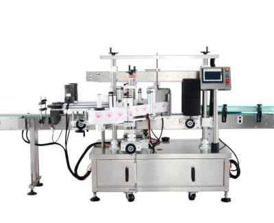 China Self-Adhesive Labeling Machine for Shampoo or Olive Oil Video Outgoing-Inspection for sale