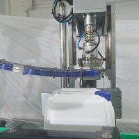 China 20L Drum Filler Olive Oil Filling Machine with 4 Filling Heads and 1 Capping Head for sale