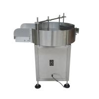 China Wooden Case Commodity Rotary Bottle Feeding Turntable Unscrambler Collecting Machine for sale