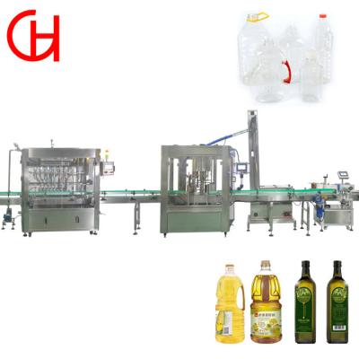 China 3-head Gear Pump Oil Filling Machine for Sealing Labeling and Packing Production Line for sale