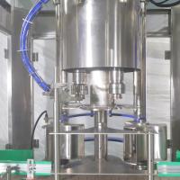 China Air pressure 0.6-0.8Mpa Cooking Oil Filling and Labeling Machine with 3 Capping Heads for sale