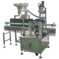 China 10L Plastic Bottle Sealing Machine for 750 Buckets per Hour 5 Nozzle Filling and Labeling for sale