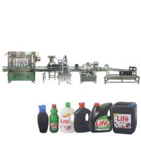 China 10L Detergent Servo Screw Capping Machine with Full Automation and Stainless Steel 304 for sale