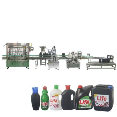 China 10L Detergent Servo Screw Capping Machine with Full Automation and Stainless Steel 304 for sale