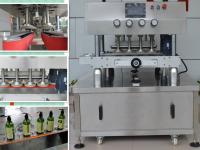 China Fully Automatic Lower Cap Linear Capping Machine for Laundry Detergent Shampoo Bottles for sale