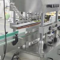 China Fully Automatic Lower Cap Linear Capping Machine for Laundry Detergent Shampoo Bottles for sale