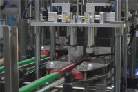 China Fully Automatic Lower Cap Linear Capping Machine for Laundry Detergent Shampoo Bottles for sale